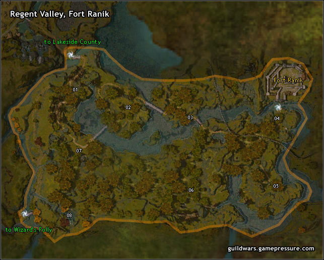 Regent Valley Fort Ranik Town Pre Searing Ascalon Guild Wars Game Guide