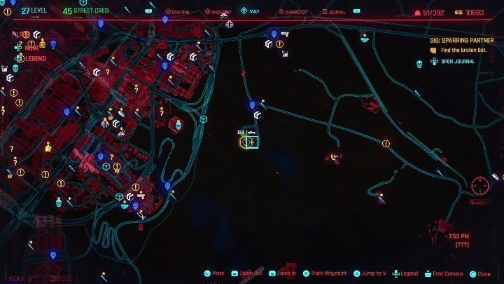 Cyberpunk 2077: Thievery, Badlands - Gigs, walkthrough, map ...