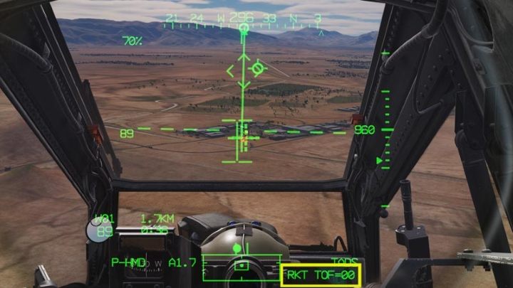 DCS AH-64D Apache: 2.75 Unguided Rockets Hydra-70 | gamepressure.com
