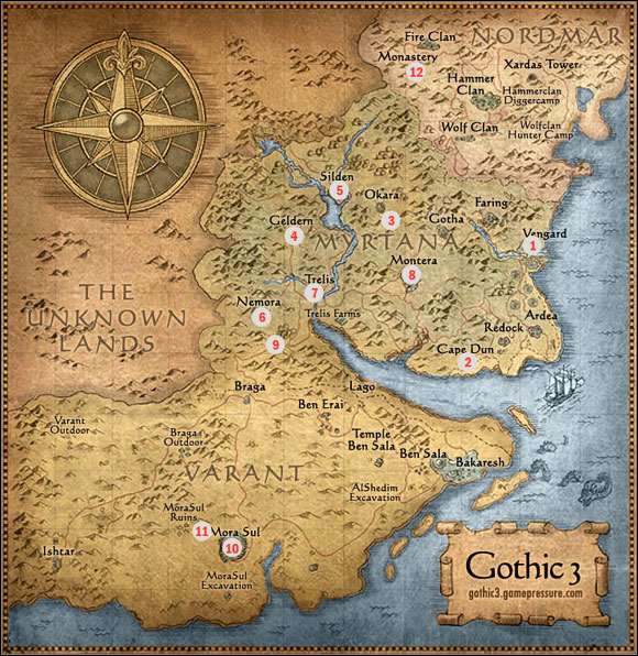The Fire Chalices Items And Characters Gothic 3 Game Guide