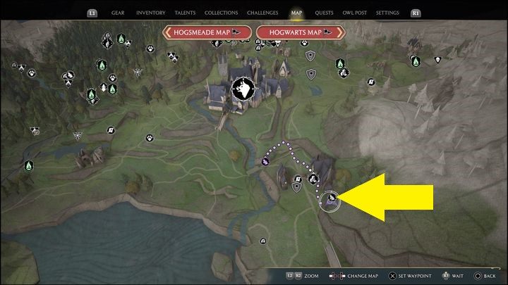 Hogwarts Legacy: South Hogwarts Region - all Merlin Trials ...
