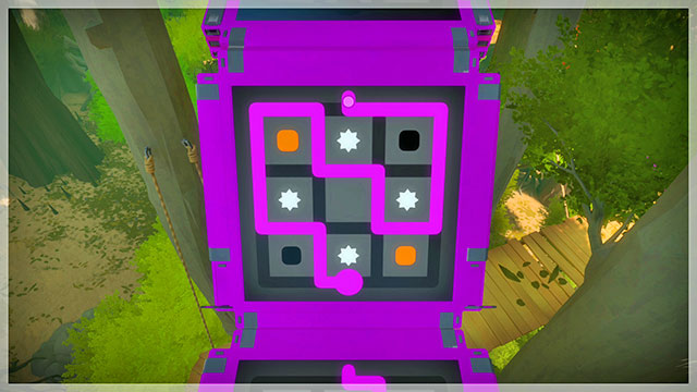 Puzzle solutions - violet | Tree house in The Witness - The Witness ...